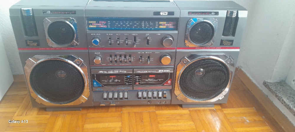 Boombox ICS STR-5091, kasetofon, radio - Radio i walkman uređaji - OLX.ba