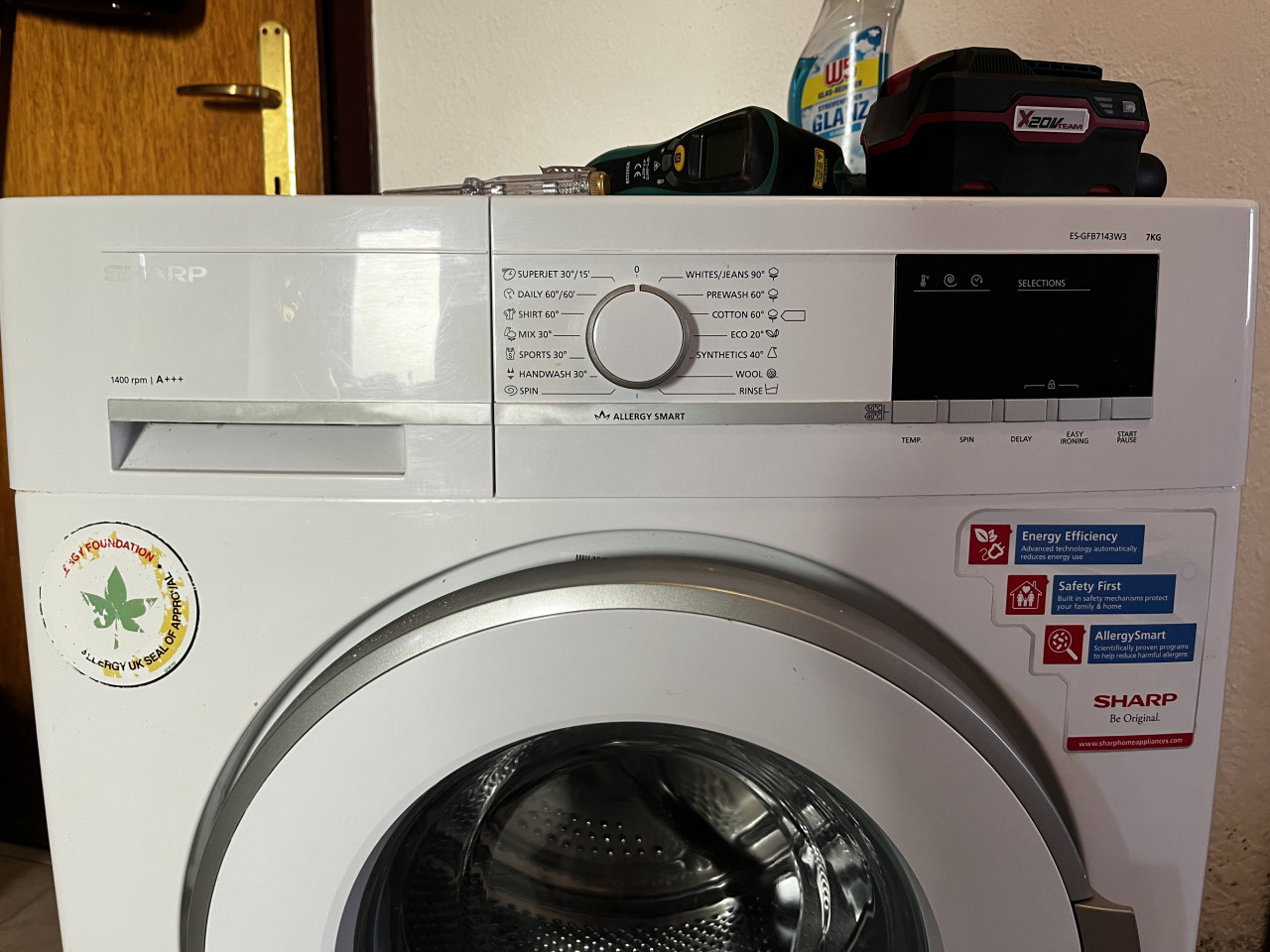 Ves masina SHARP 7kg 1400rpm - Veš mašine i Sušilice - OLX.ba