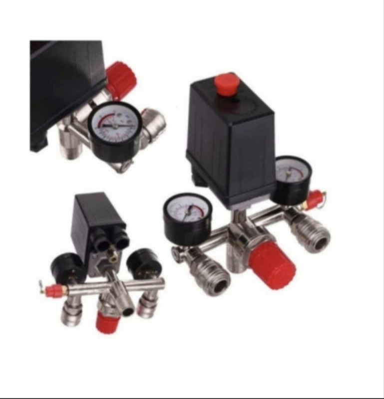 MONOFAZNA ZRAČNA TLAČNA SKLOPKA ZA KOMPRESOR SA REGULATOROM - Ind. sklopke i prekidači - OLX.ba