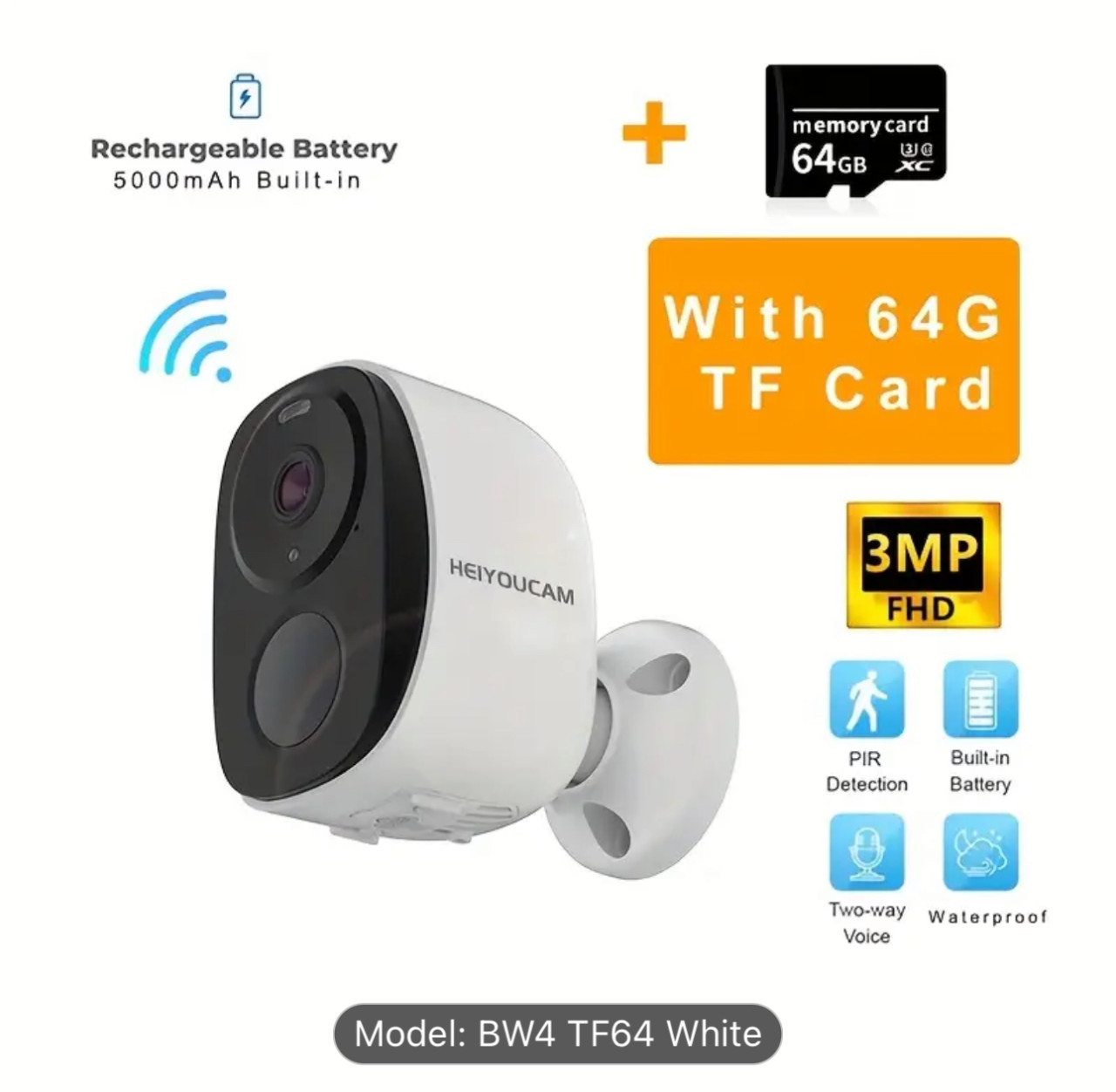 HEIYOUCAM 3MP Wireless Outdoor Security Camera - Video nadzor - OLX.ba