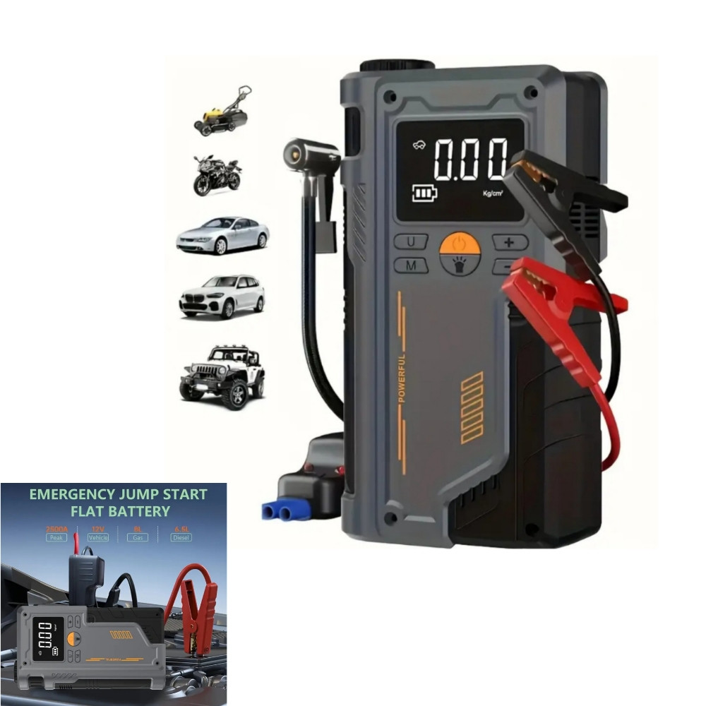 AUTO Starter JUMP pokretač Auta sa pumpom kompresorom za gume - Alat i pribor za automobile - OLX.ba