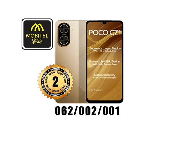 MS MOSTAR POCO C71 4/128GB - Mobiteli - OLX.ba