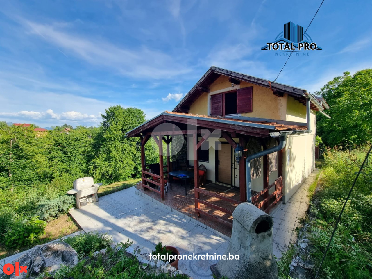 TOTAL PRO / Zemljište s vikendicom 1543 m2 / Binježevo / Ilidža - Vikendice - OLX.ba