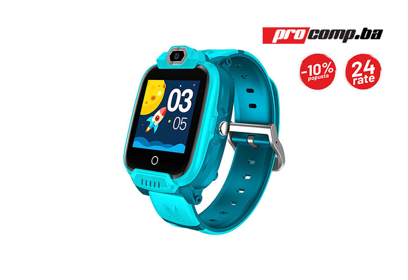 Dječiji pametni sat CANYON Jondy KW-44 4G, GPS, Nano SIM, zeleni ...