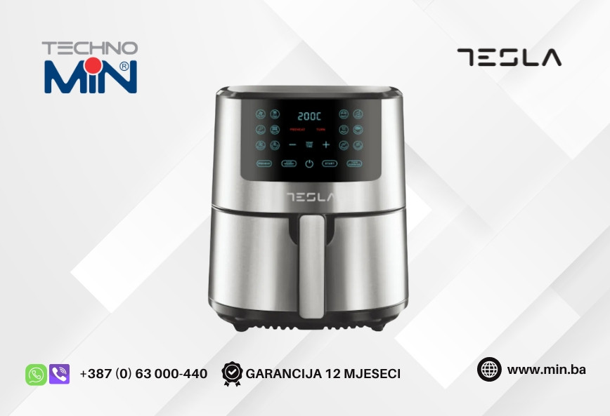 Tesla Friteza Na Vrući Zrak AF501BX 5L Crna-Inox - Friteze - OLX.ba
