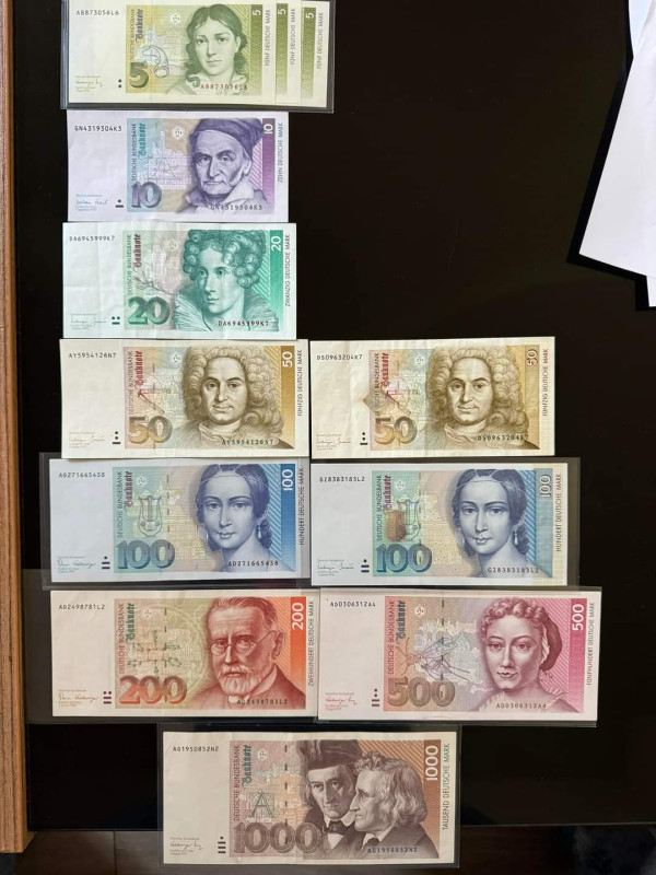 20, 50, 100 i 200 Njemackih maraka - Novčanice - OLX.ba