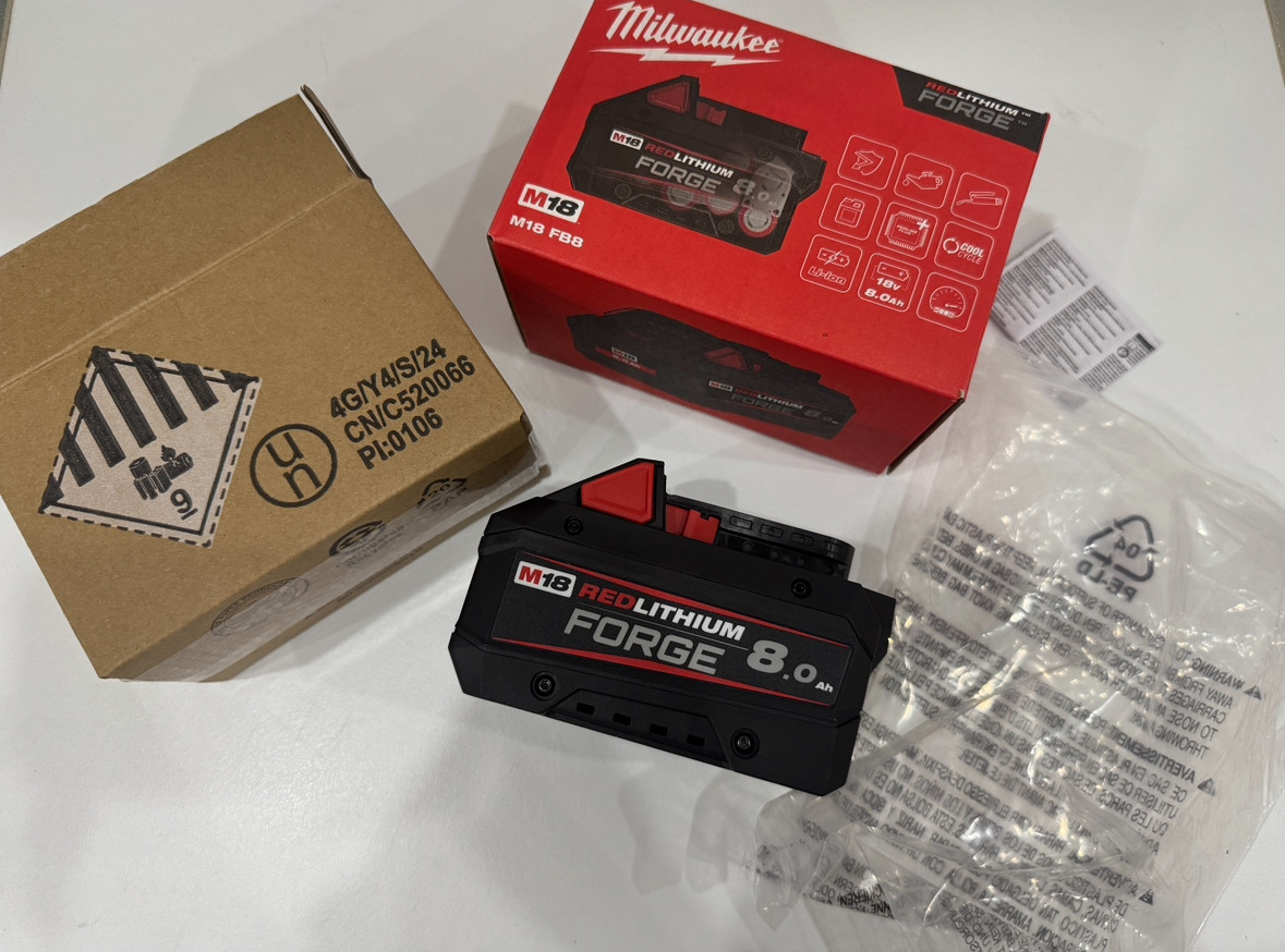 Milwaukee baterija M18 FORGE 8ah novo - Aku baterije i punjači - OLX.ba