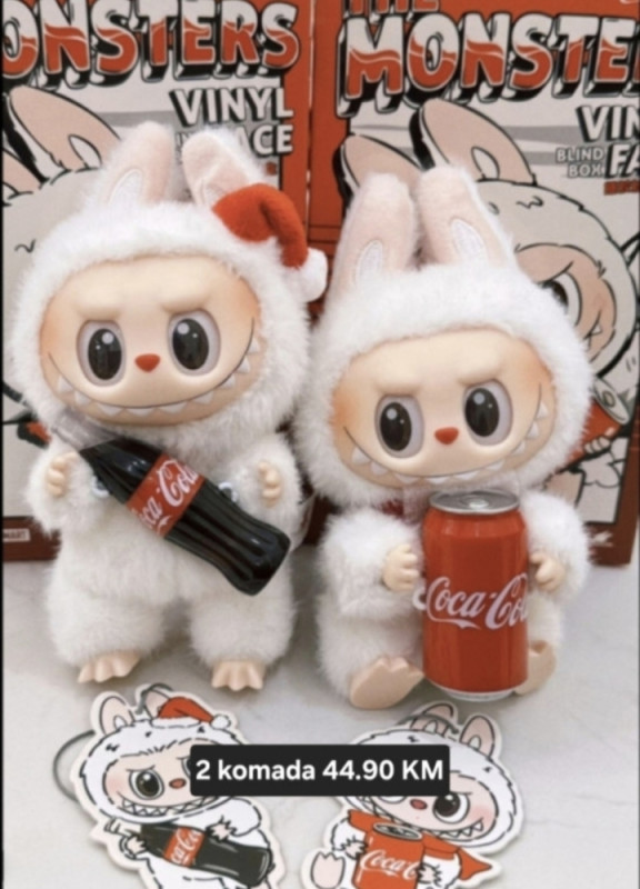 LA BUBU COCA-COLA LABUBU KOKA KOLA COCA COLA IGRACKA IGRACKE - Plišane ...