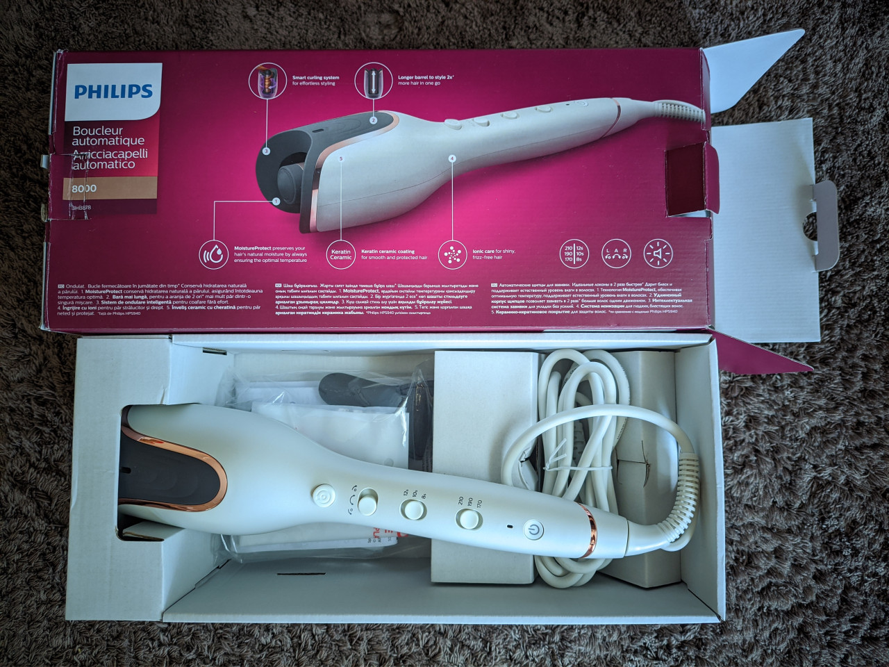 Uvijač za kosu PHILIPS BHB878/00 - Uvijači za kosu / Figaro - OLX.ba