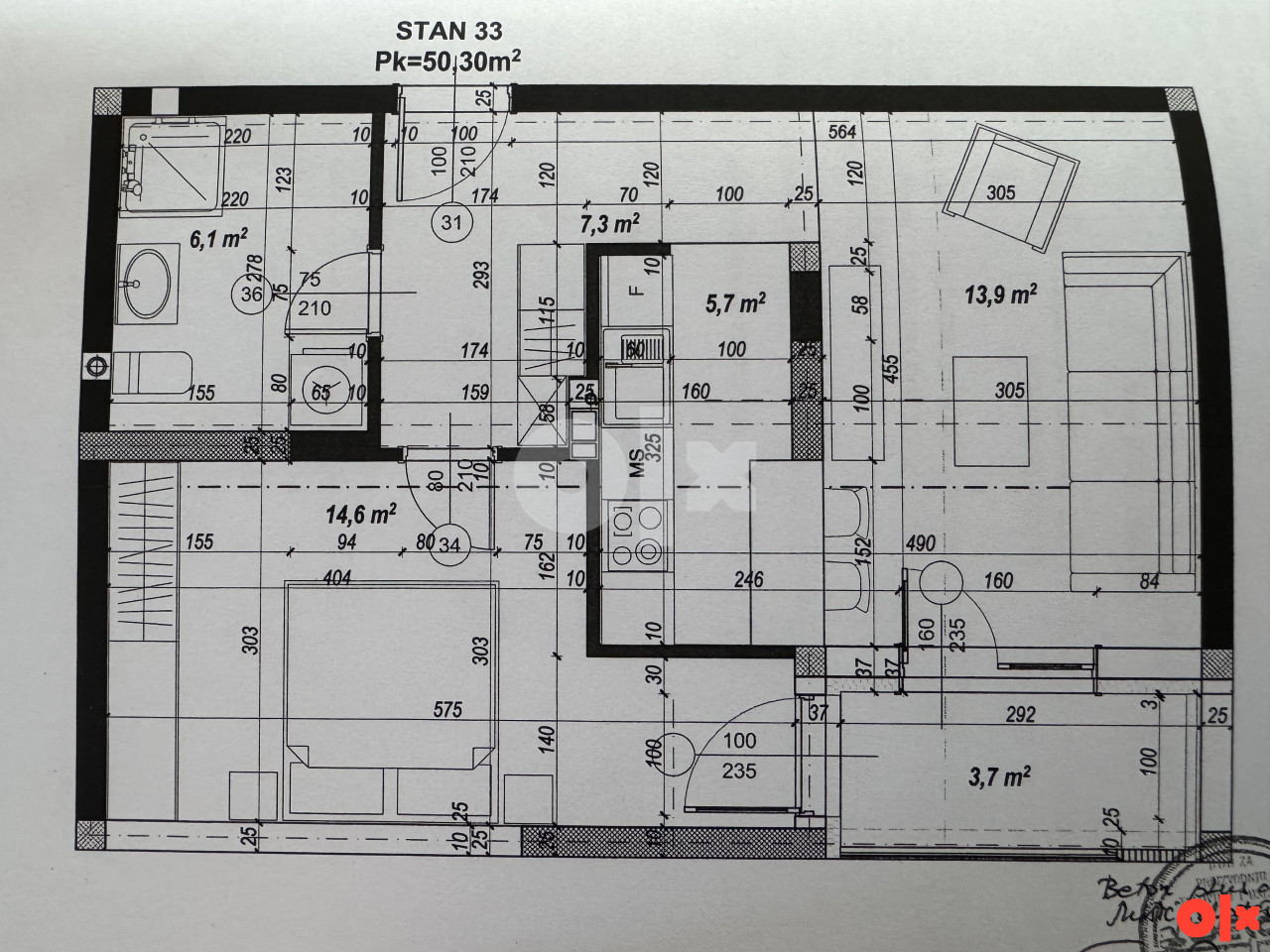 Stan Doboj - Cascadia lux line 50.3m2 NOVO - Stanovi i apartmani - OLX.ba