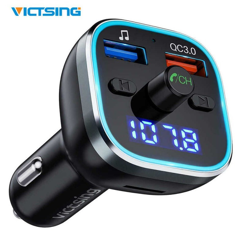 Kvalitetan auto FM radio Transmitter Bluetooth 5.0, VICTSING - FM ...