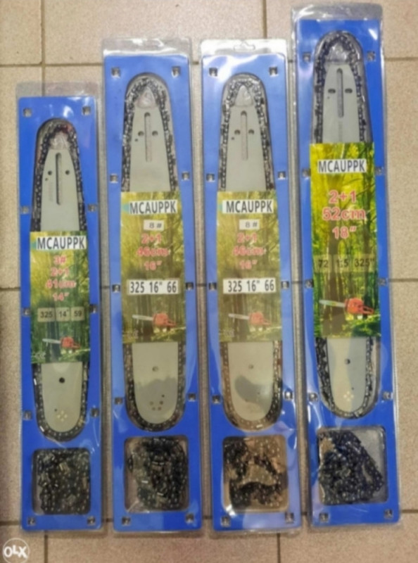Set mač i lanac za motorku motornu pilu žagu - Dijelovi i oprema za ...