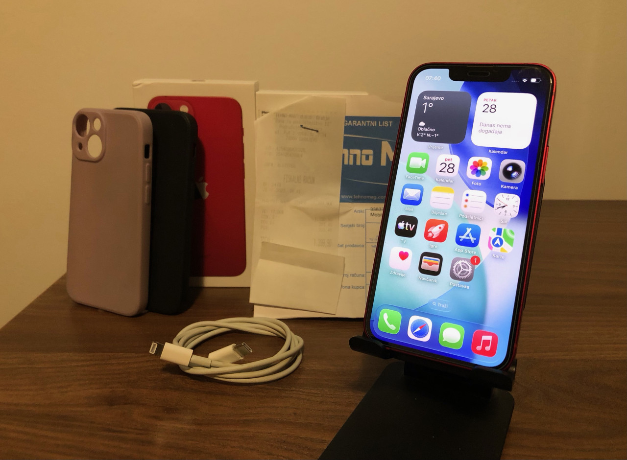 Apple iPhone 13 Mini 128GB | Product Red | kao NOV - Mobiteli - OLX.ba