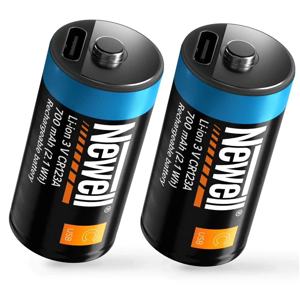 NEWELL USB-C CR123A rechargeable rechargeable battery 700 mAh ...