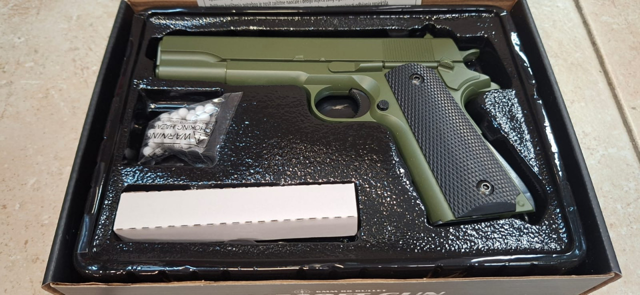 Airsoft gun G 13 AIR soft Pištolj Airsoft zeleni green - Airsoft puške ...