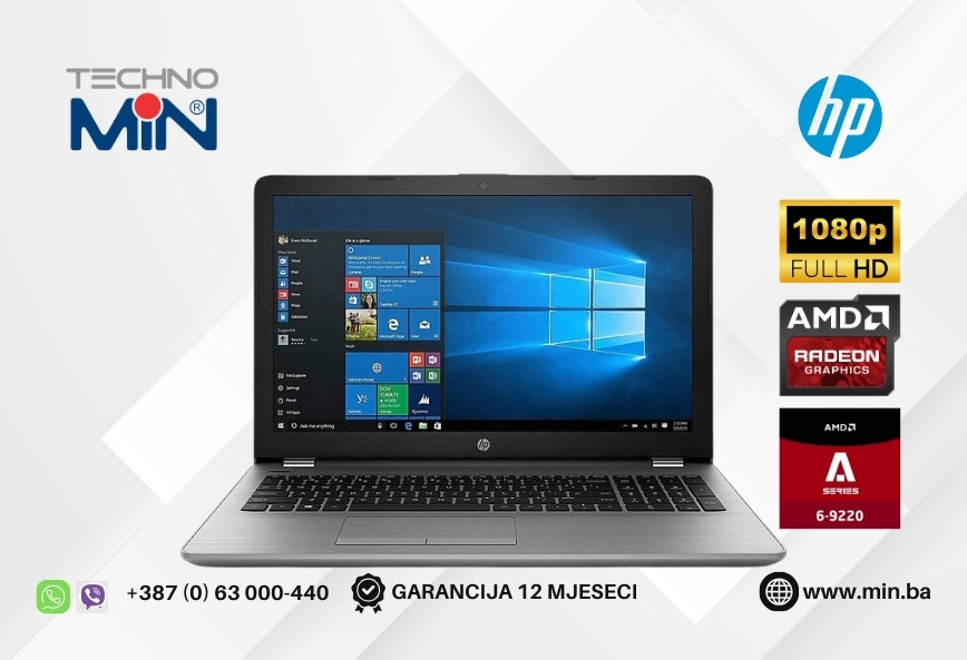 HP 255 G6 15.6" Full HD, AMD A6-9220, 8GB RAM, 256GB SSD - Laptopi - OLX.ba
