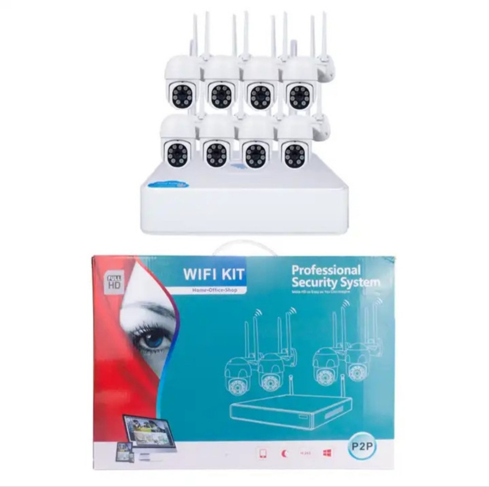NOVO!!! SET 8 Kamera WiFi NVR PTZ App Kamere - Video nadzor - OLX.ba