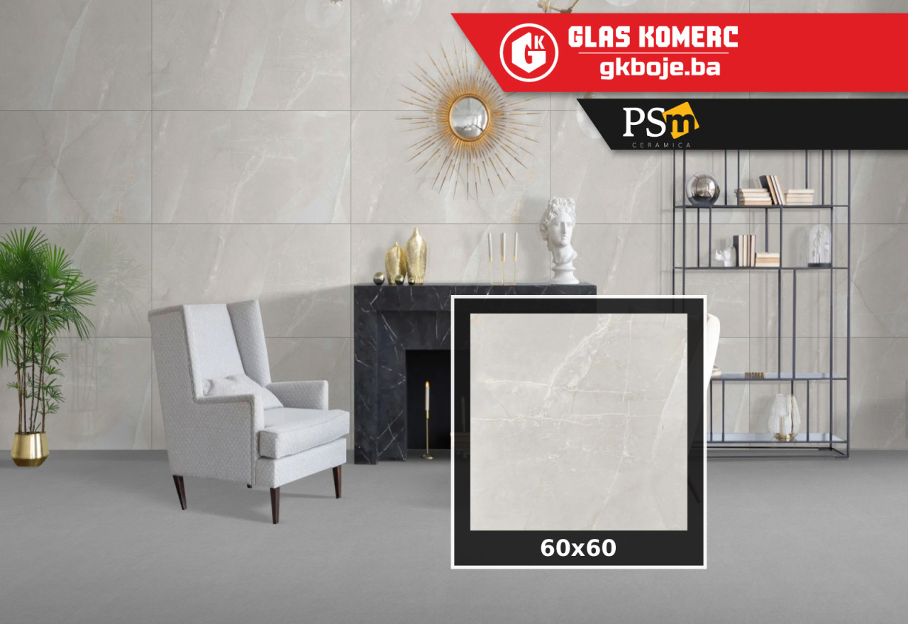 Pločice Glorious Light - 60 x 60 cm - Porculanske Glazirane - Keramičke ...