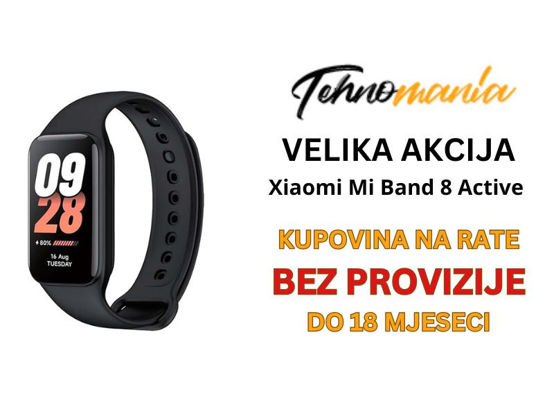 Xiaomi Mi Band 8 Active - Smartwatch (pametni satovi) - OLX.ba