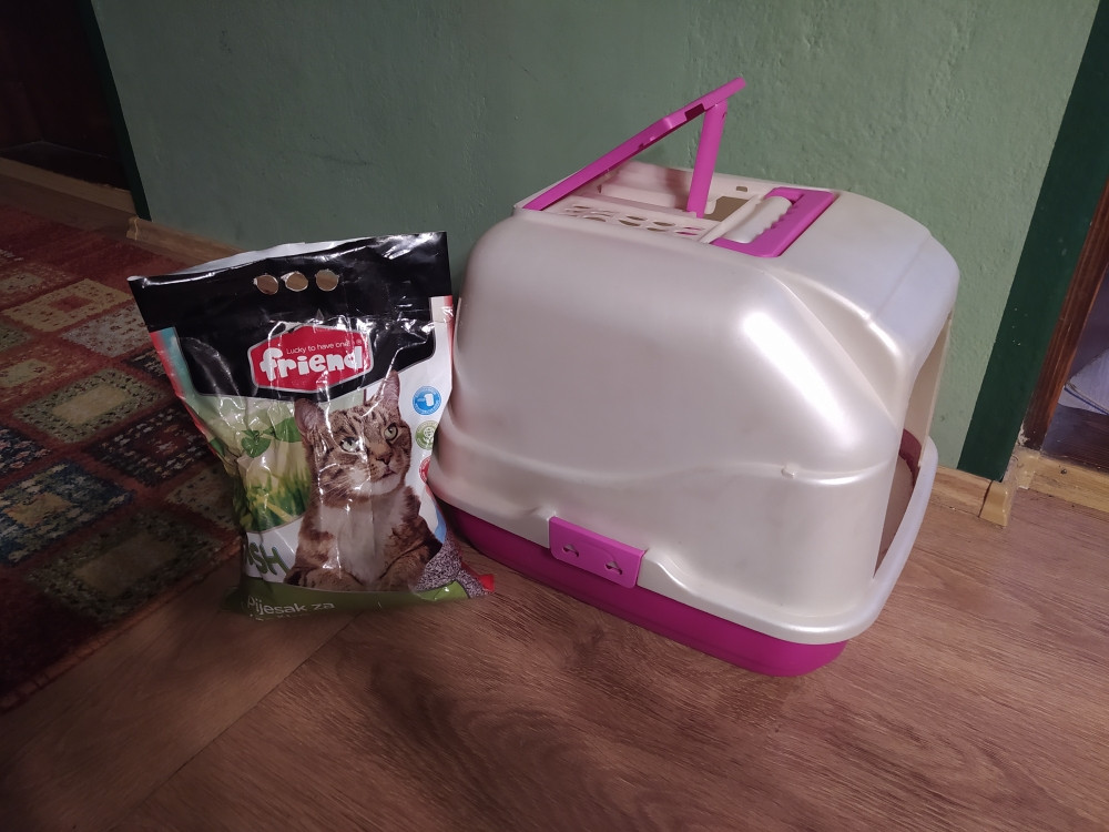 WC-Toalet za Mačke sa Pijeskom - Oprema i pribor za mačke - OLX.ba